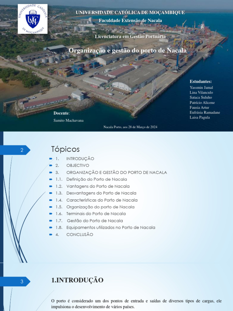 Gestão do Porto de Nacala | PDF | Transporte ferroviário | Porto