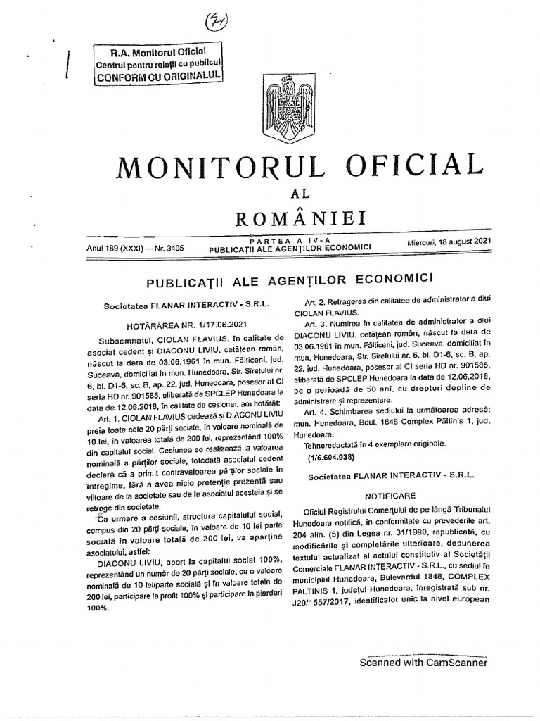 Asociatia Magistratilor Din Romania | PDF