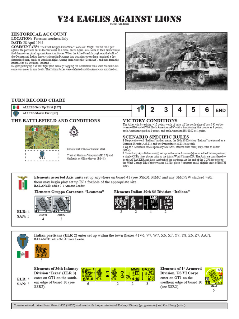 v24 Eagles Versus Lions | PDF | Military Operations | World War II