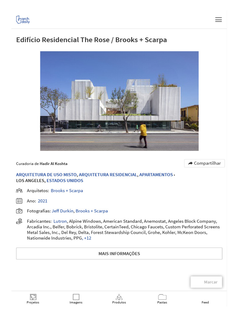 Edifício Residencial - The Rose - Brooks + Scarpa - ArchDaily Brasil ...