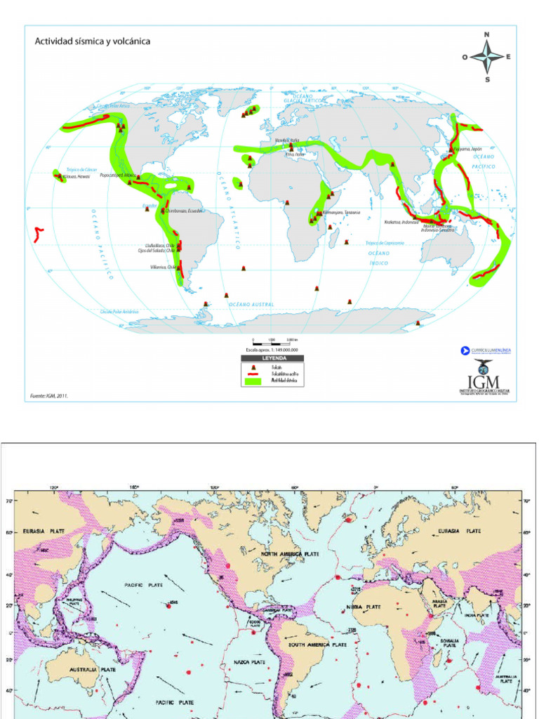 Mapa Volcanismo | PDF