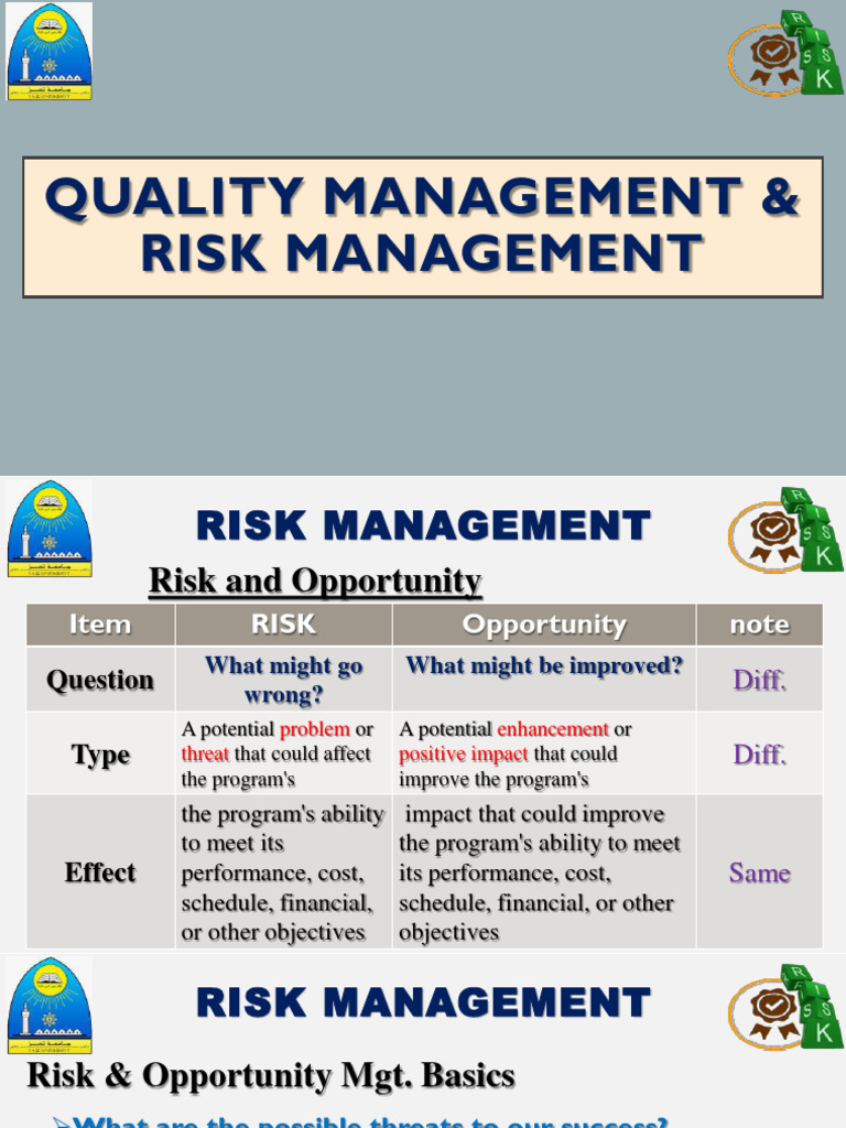 Lec 11-12 | PDF | Risk Management | Risk