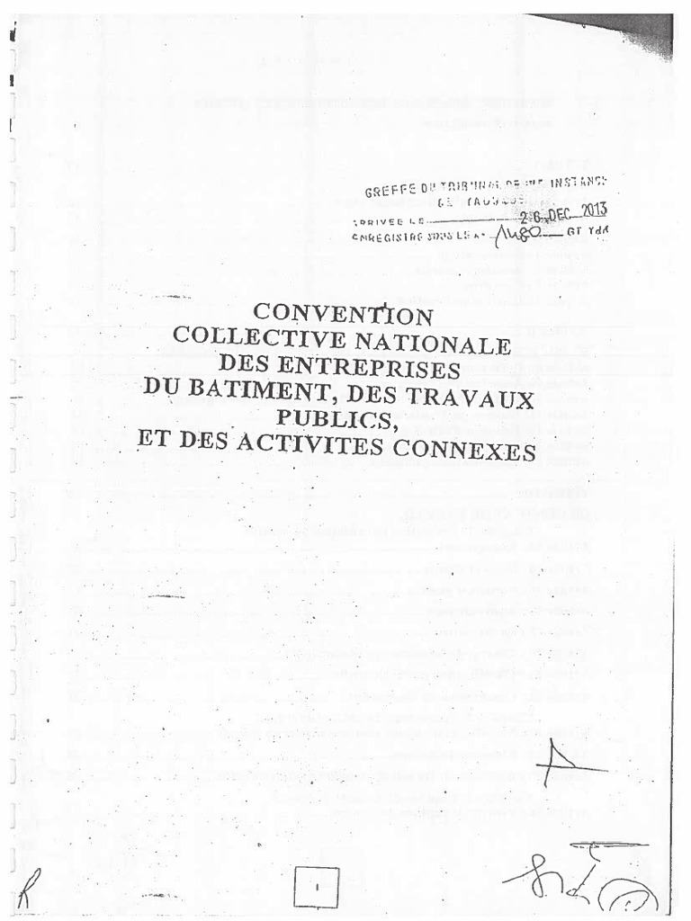 Ccn Batiments Travaux Publics Pdf
