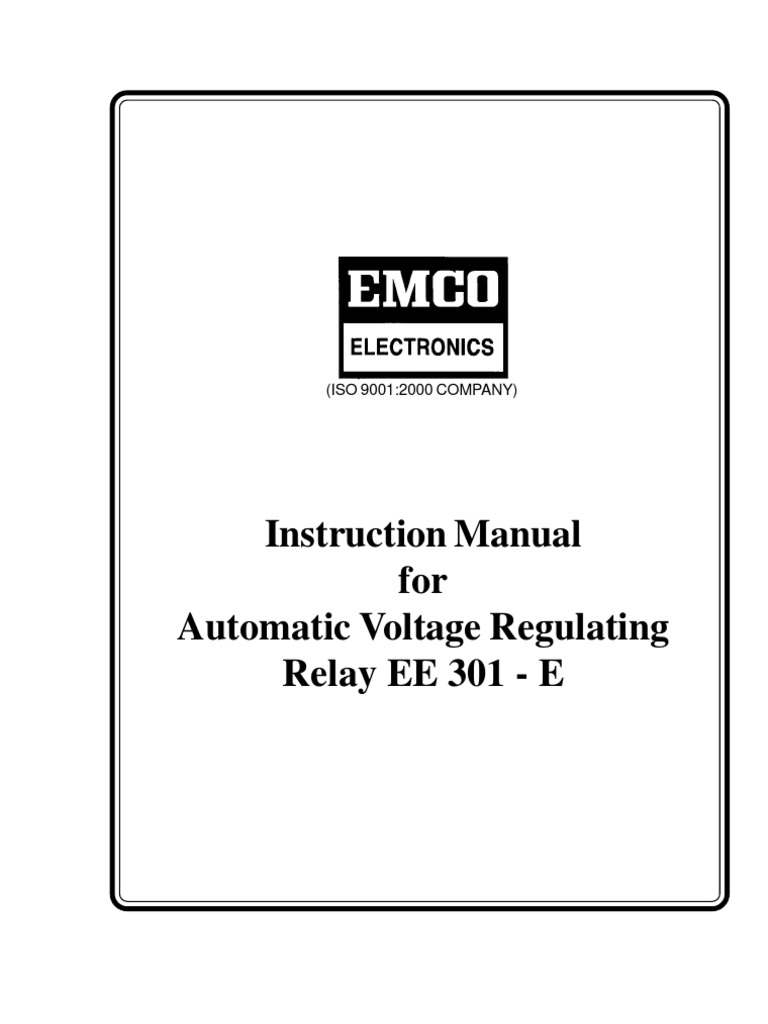 Emco Avr | PDF | Relay | Printed Circuit Board