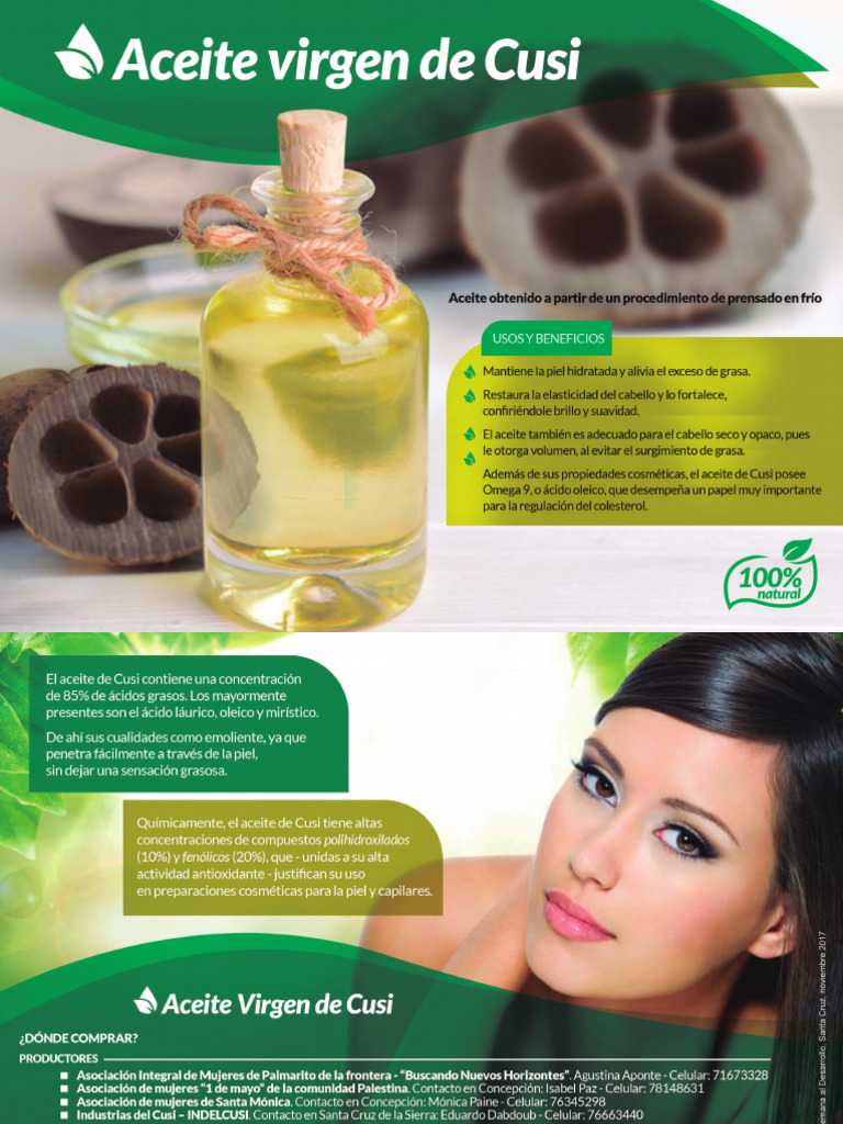 5433 - Aceite Cusi Usos | PDF