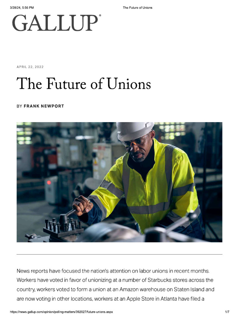 Future of Unions | PDF