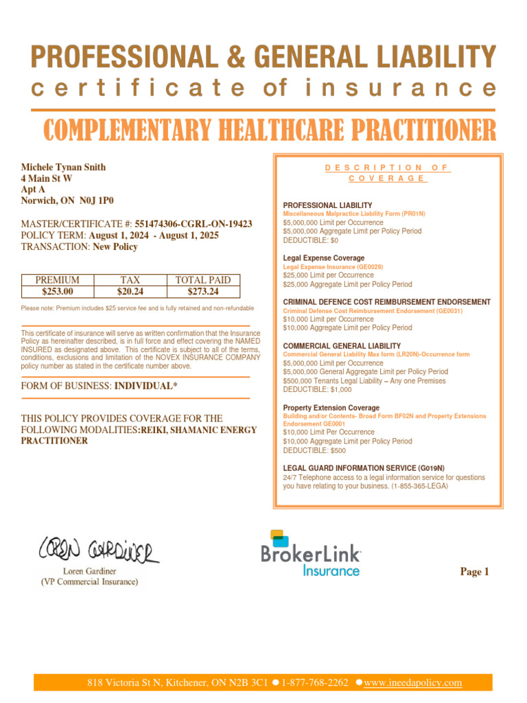 Complementary Healthcare Insurance Policy | PDF | Insurance | Liability ...