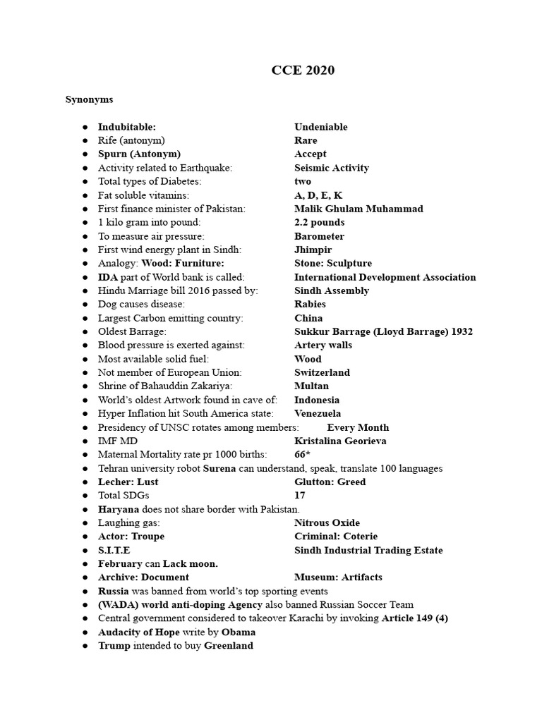 Cce 2023 | PDF