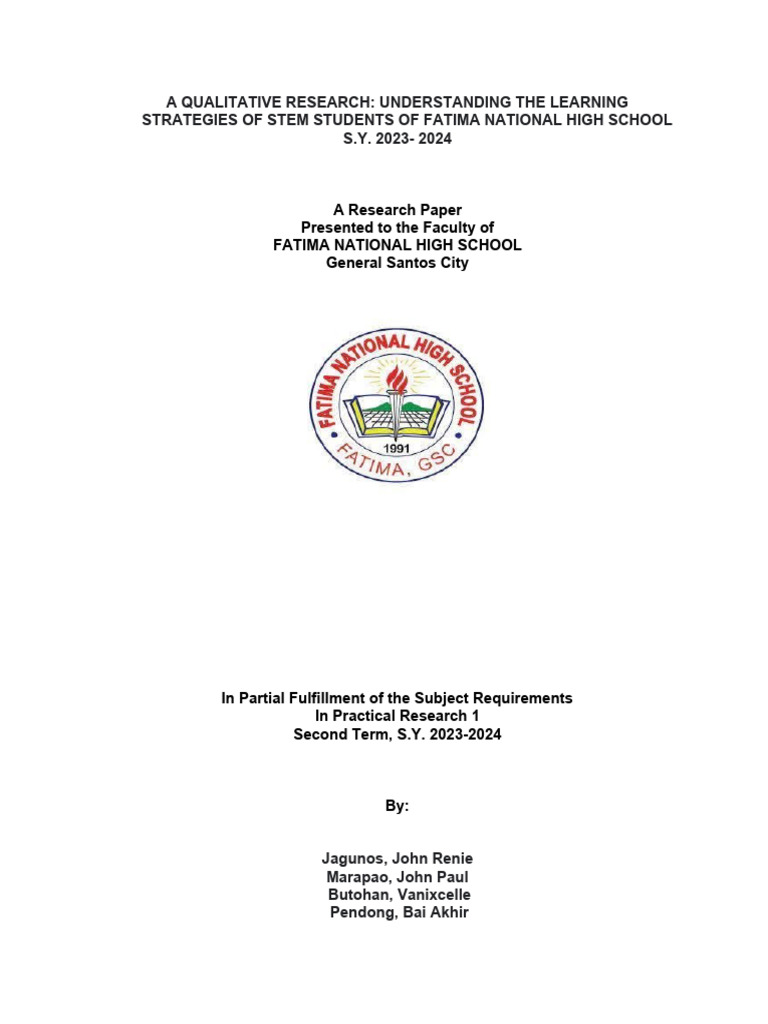 Final Research | PDF | Learning | Reading Comprehension