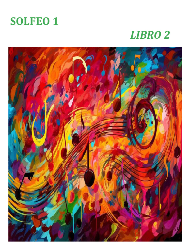 Solfeo 1 - Libro de Trabajo 2 | PDF | Ritmo | Acorde (Música)