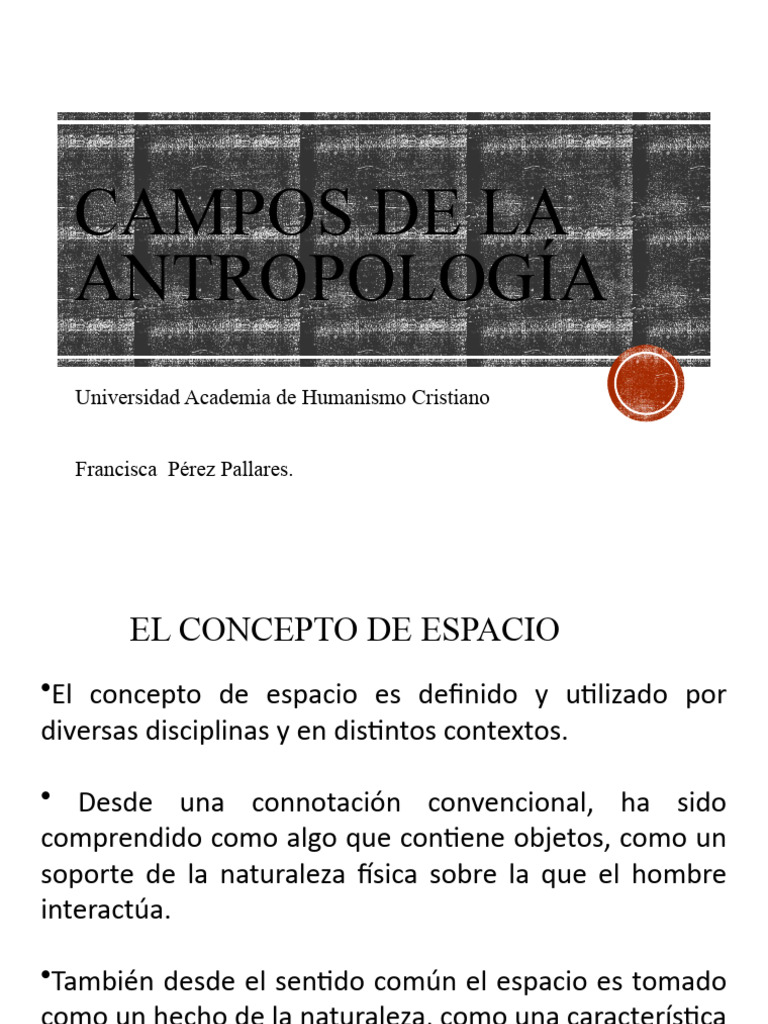 Concepto de Espacio en Antropología | PDF | Espacio | Concepto