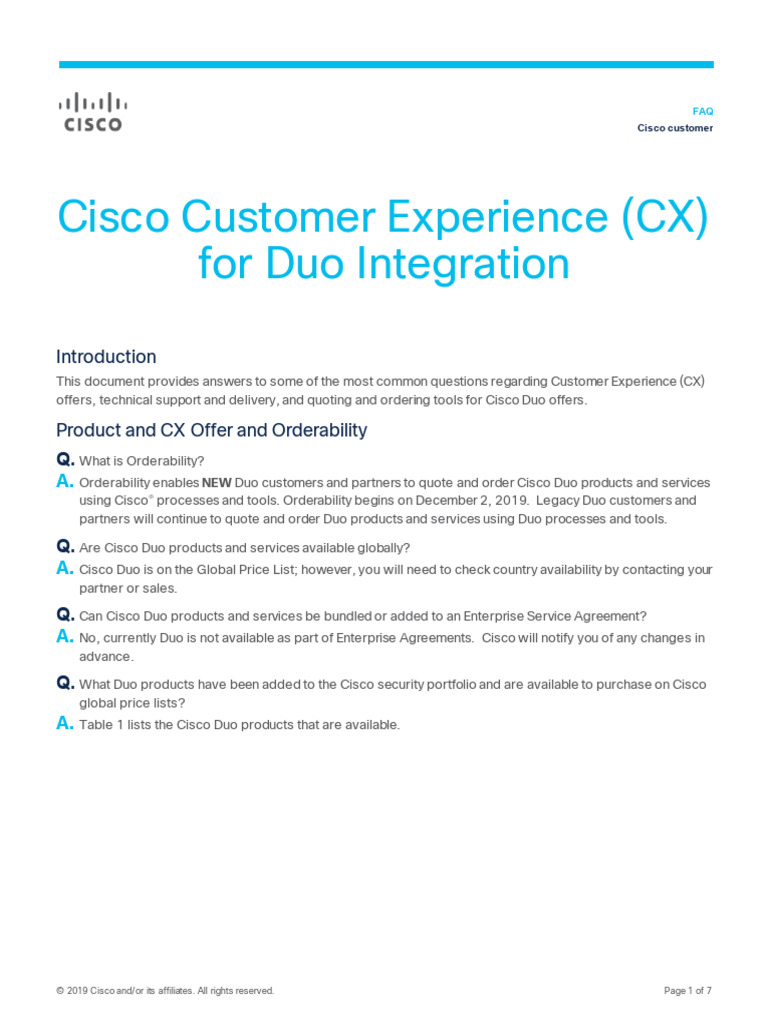 Duo Orderability Cte Faq | PDF | Subscription Business Model | Computing