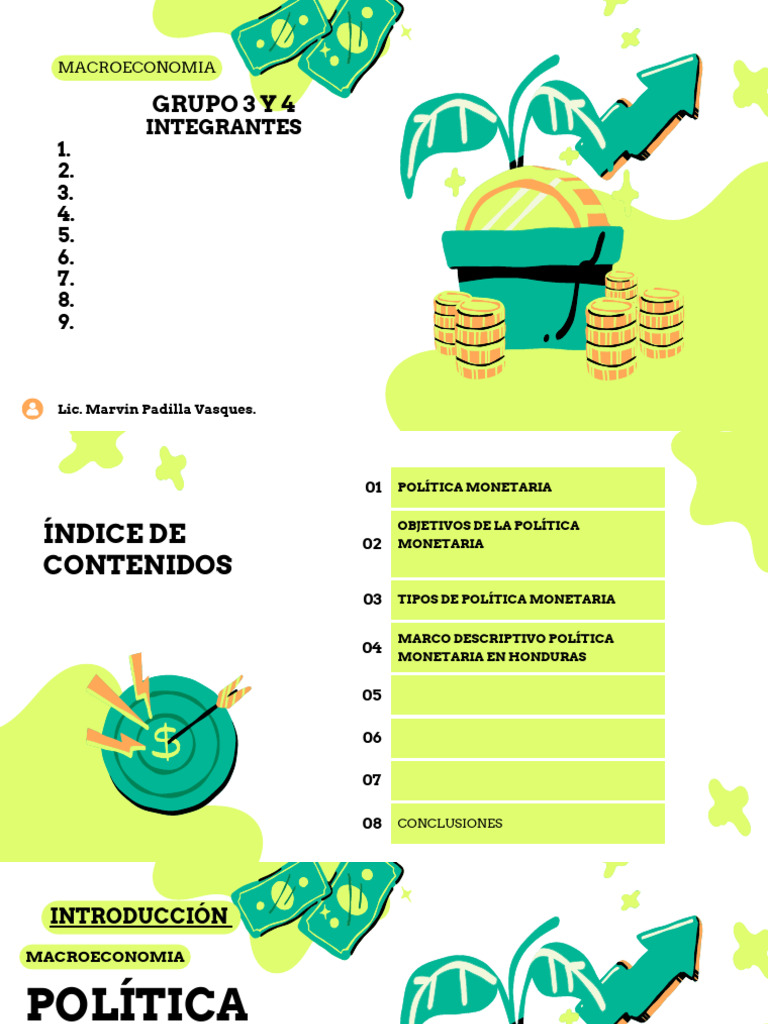 Pol%C3%ADtica%20Monetaria (1) | PDF | La política monetaria | Inflación