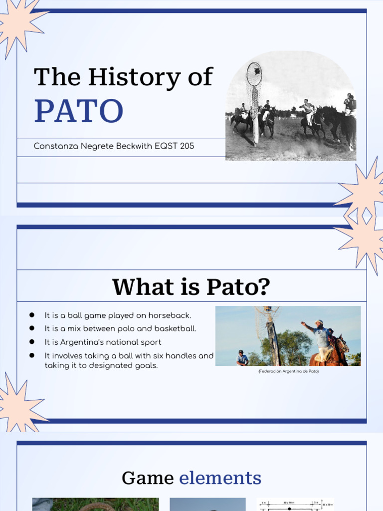 Overview of Argentina's National Sport Pato | PDF | Argentina | Sports