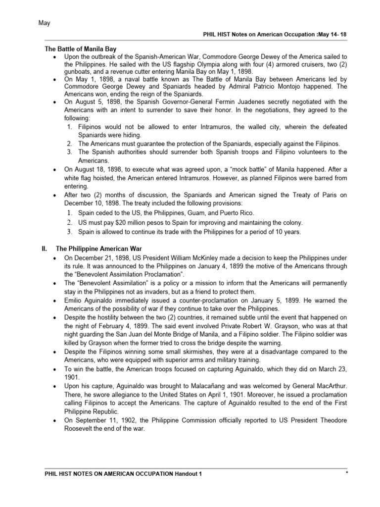 My Reading Text 2 American Colonial Rule | PDF | President Of The Philippines | World Politics