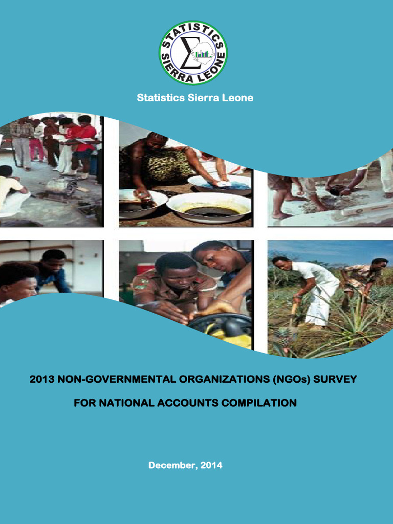 2013 Ngo Survey For National Accounts Compilation | PDF | Non ...