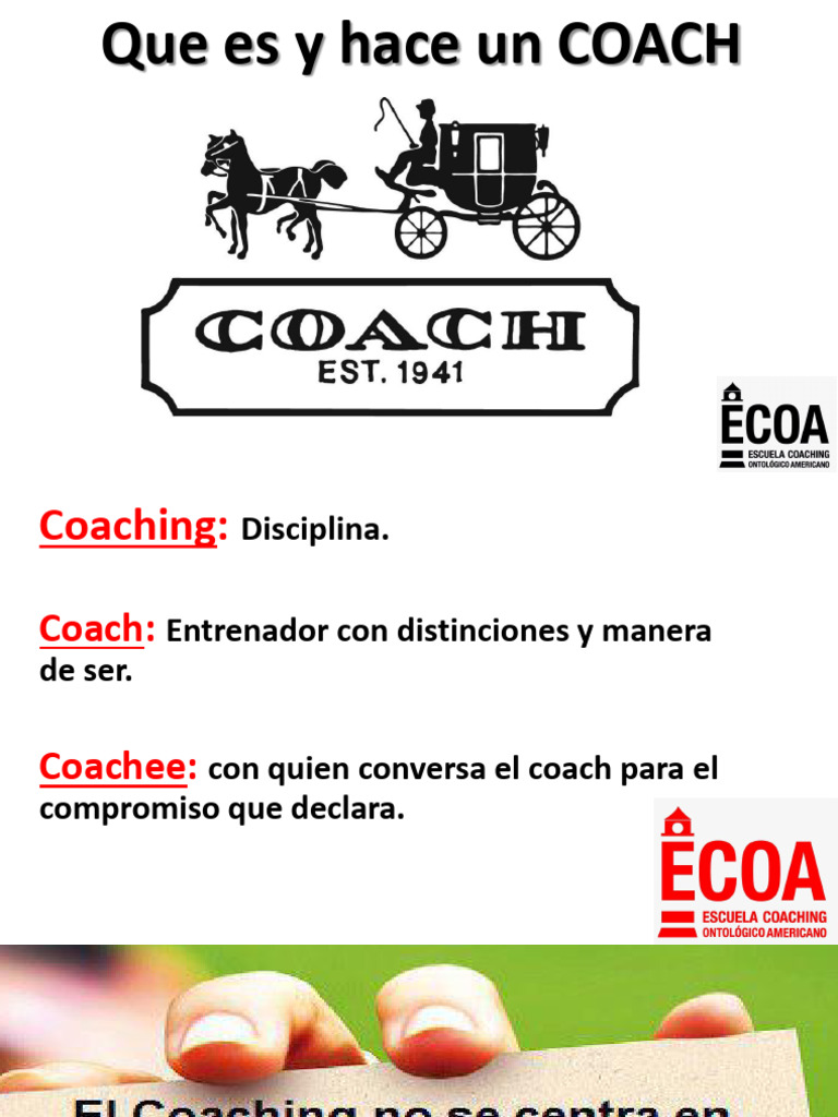 Que Es y Que Hace Un Coach | PDF | Conceptos psicologicos | Cognición