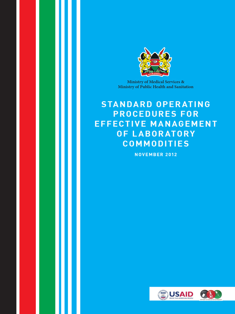 Standard Operating Procedures For Effective Management of Laboratory Commodities 2012 | PDF ...