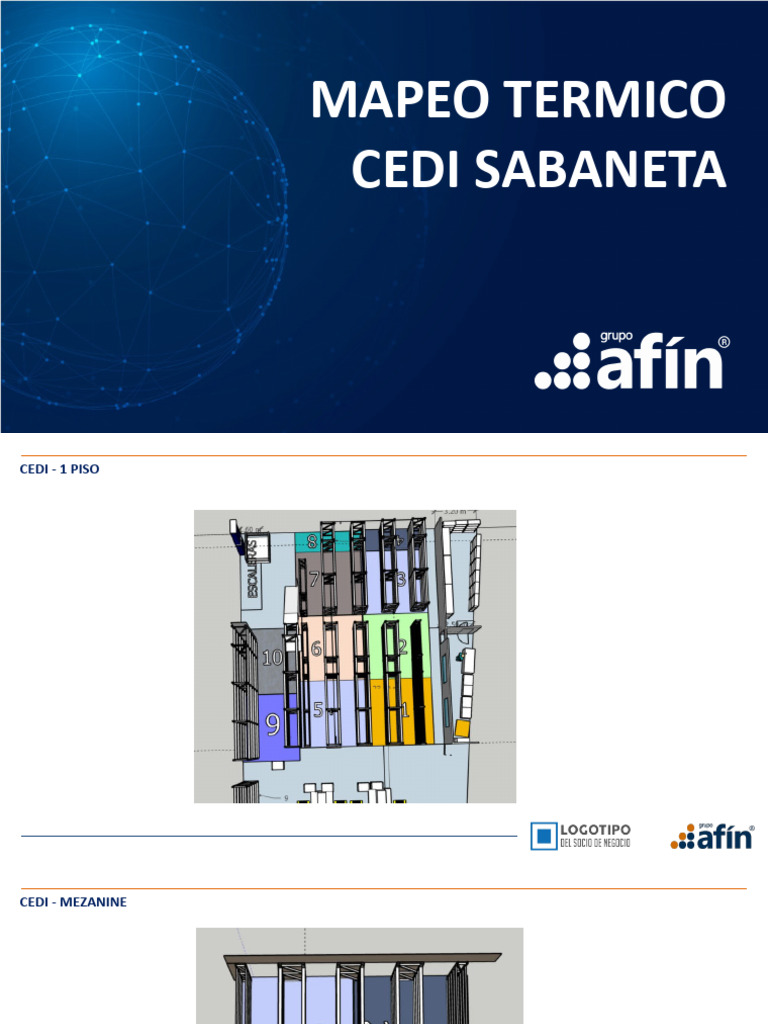 Presnetacion Mapeo Termico Cedi | PDF | Química Física | Termodinámica sin equilibrio