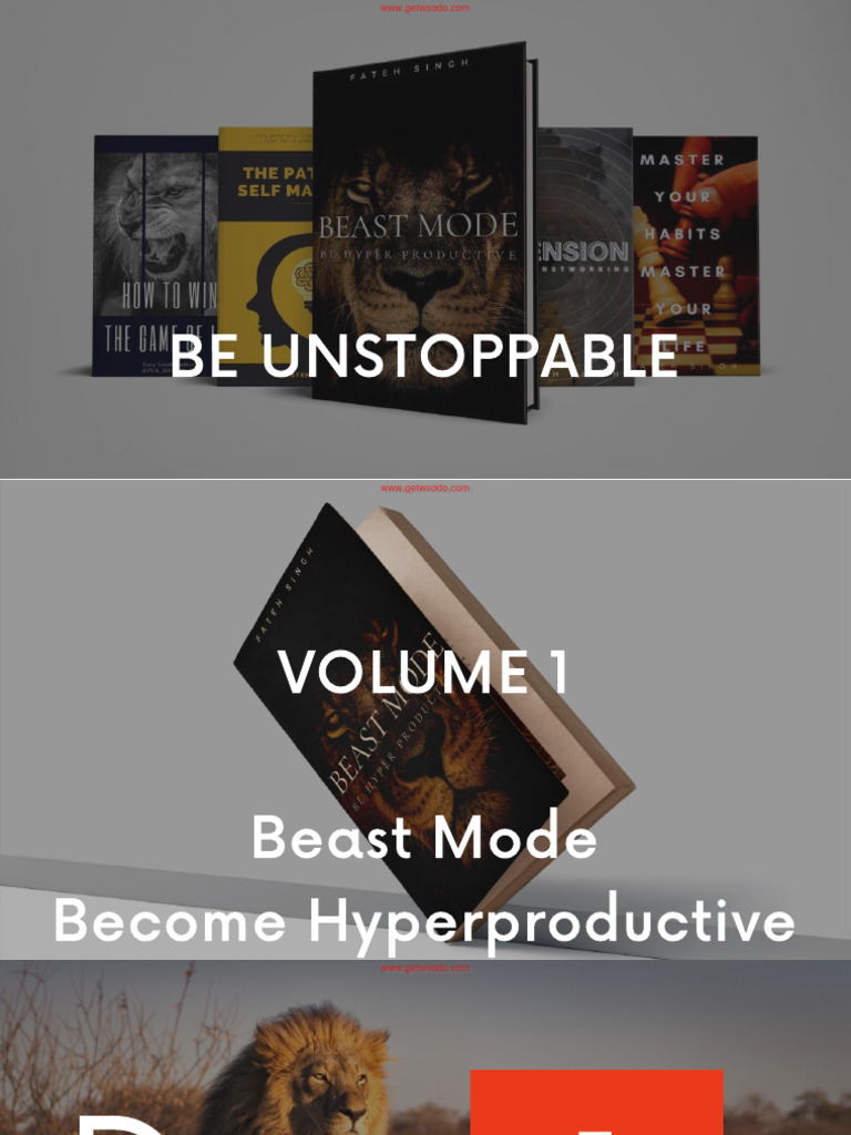 03-Become Unstoppable 30 Day Content Consumption Plan | PDF | Psychology
