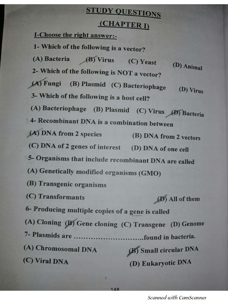 Bio Elective Ch. 1 2 3 4 | PDF