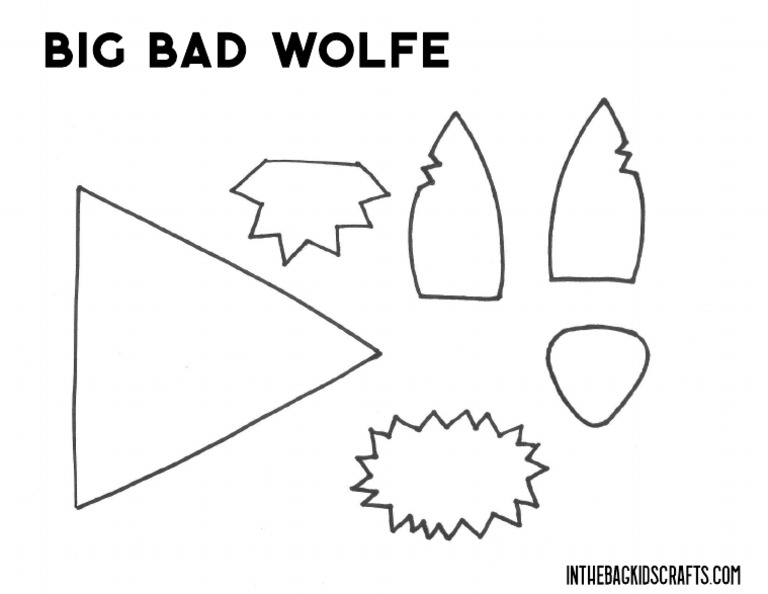 Big Bad Wolfe Printable PDF | PDF