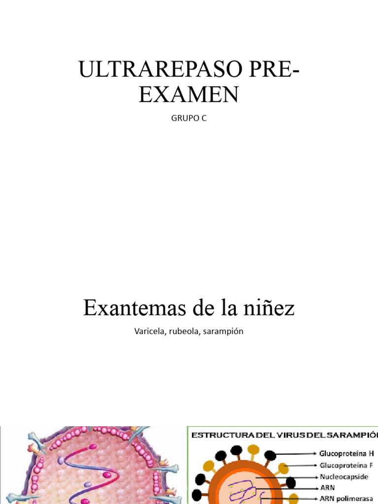 Ultrarepaso Pre Examen C | PDF | Sarampión | Virus