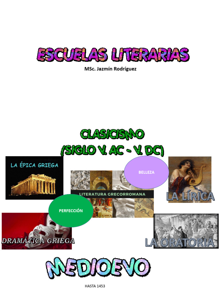 Escuelas Literarias | PDF