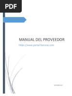 Manual - Portal Proveedores - Registro Facturas | PDF | Finanzas y dinero
