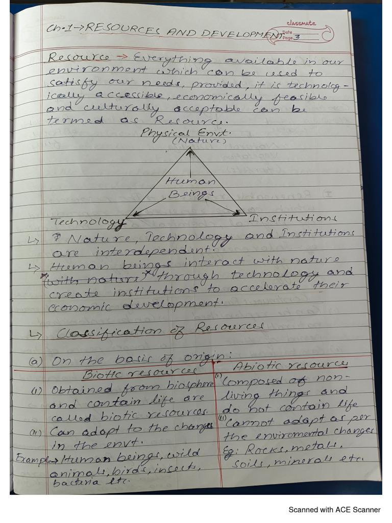 Part 1 Geography Chapter 1 Grade 10 | PDF