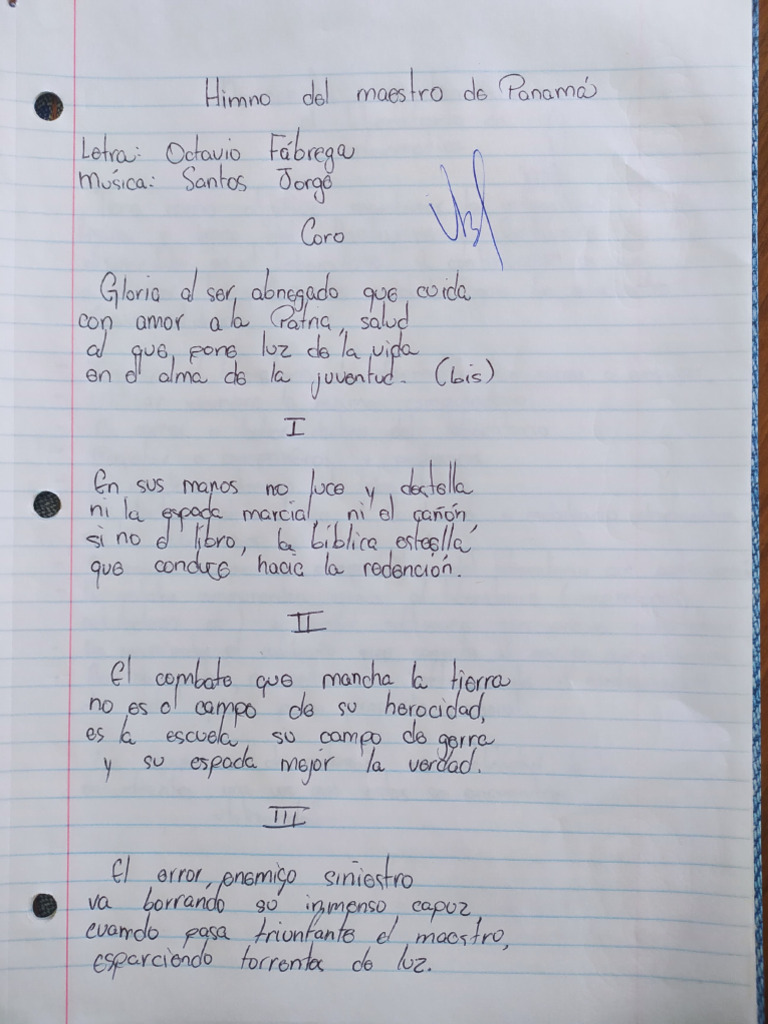 Himno Al Maestro | PDF