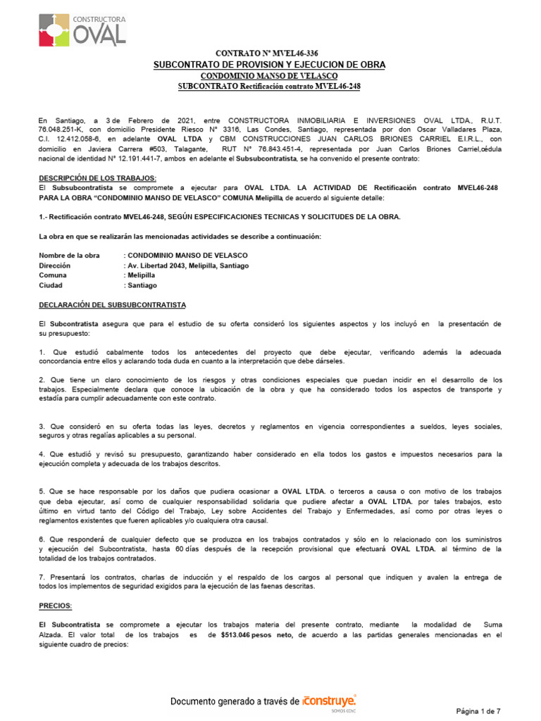 Documento MVEL46 336 | PDF | Derecho laboral | Multa (pena)