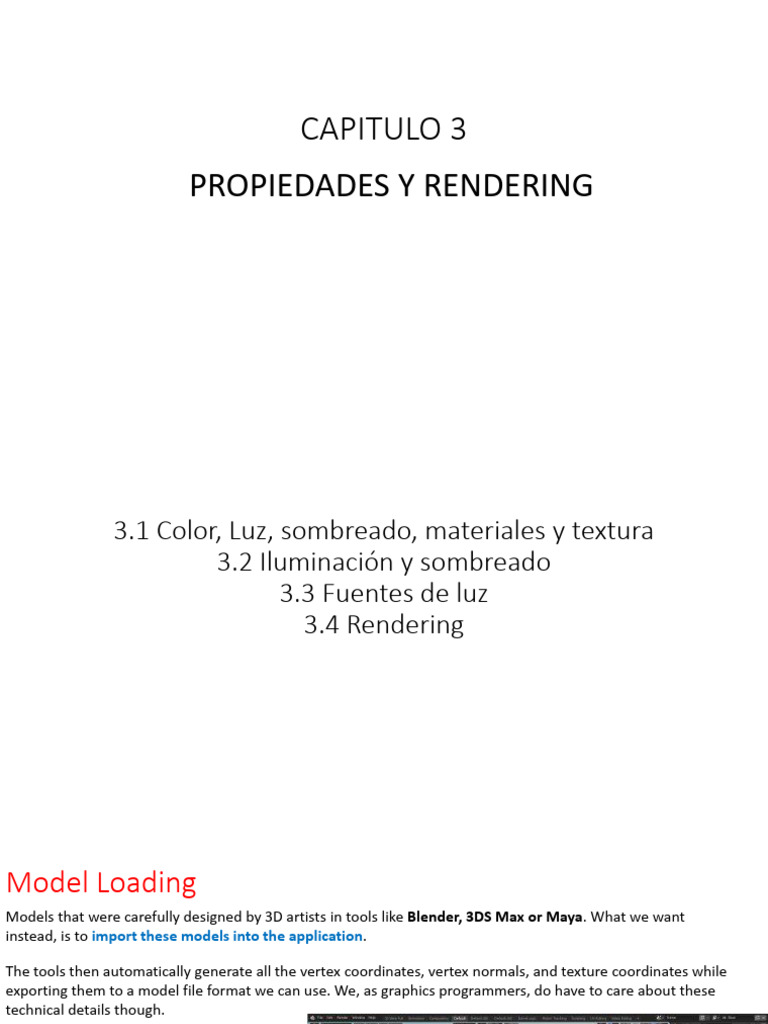 C3 PREN 34 2ModelLoading | PDF | Shader | Texture Mapping