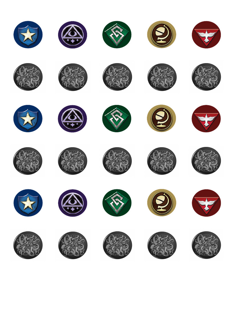 Action Tokens Classes - Arkham Horror LCG | PDF