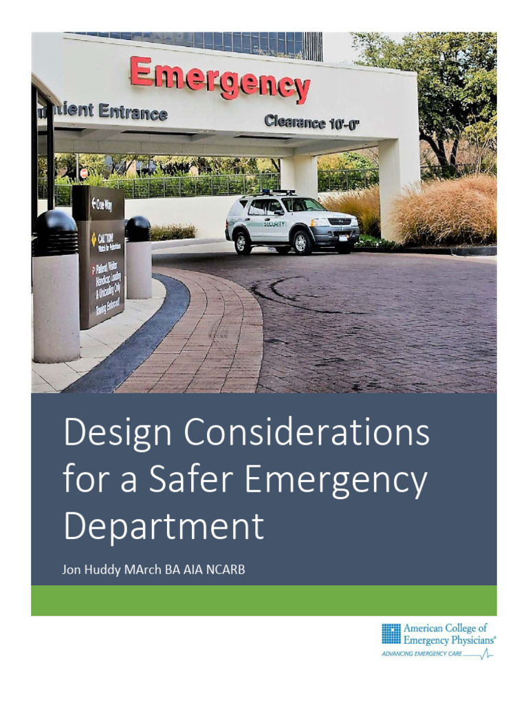 Design Considerations For A Safer Emergency Department | PDF ...