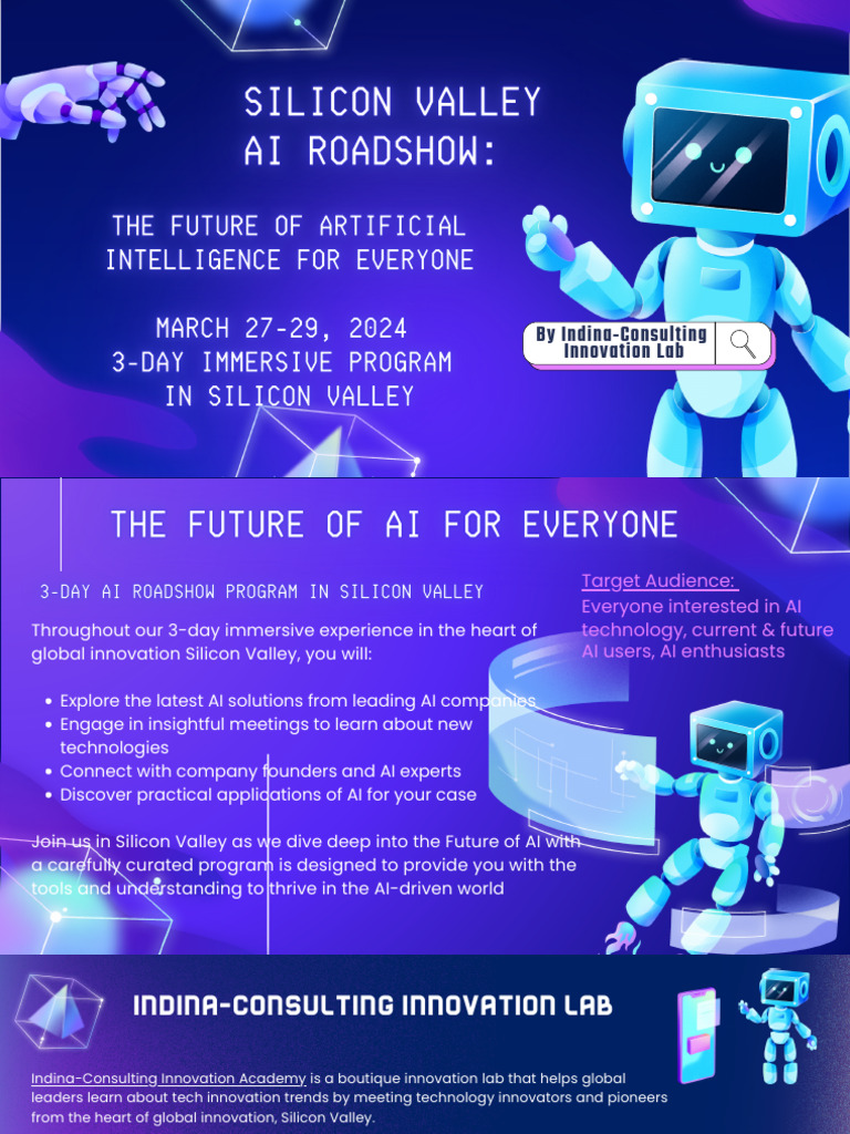 Silicon Valley - AI Roadshow - AI For Everyone - March - 27-29, 2024 ...