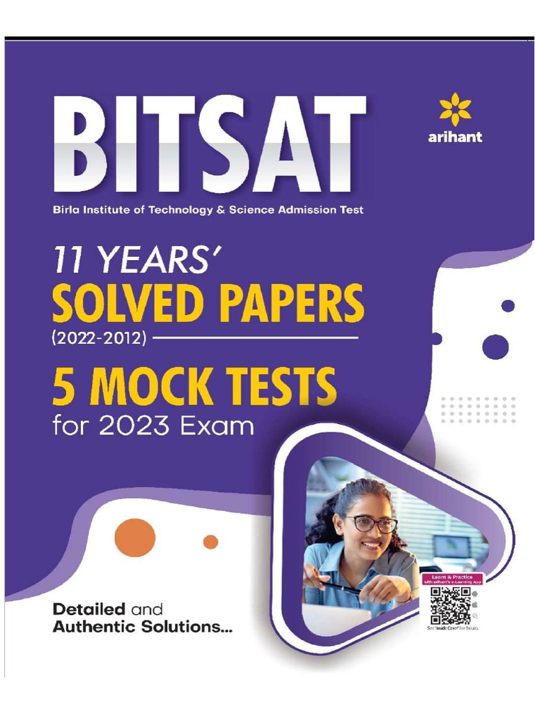BITSAT Arihant Previous Years Solved Papers WWW - examSAKHA.in | PDF
