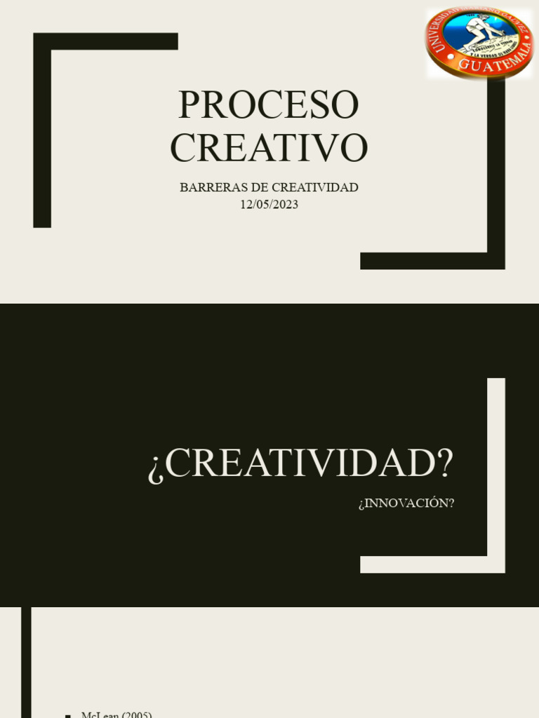 Proceso Creativo | PDF | Creatividad | Innovación