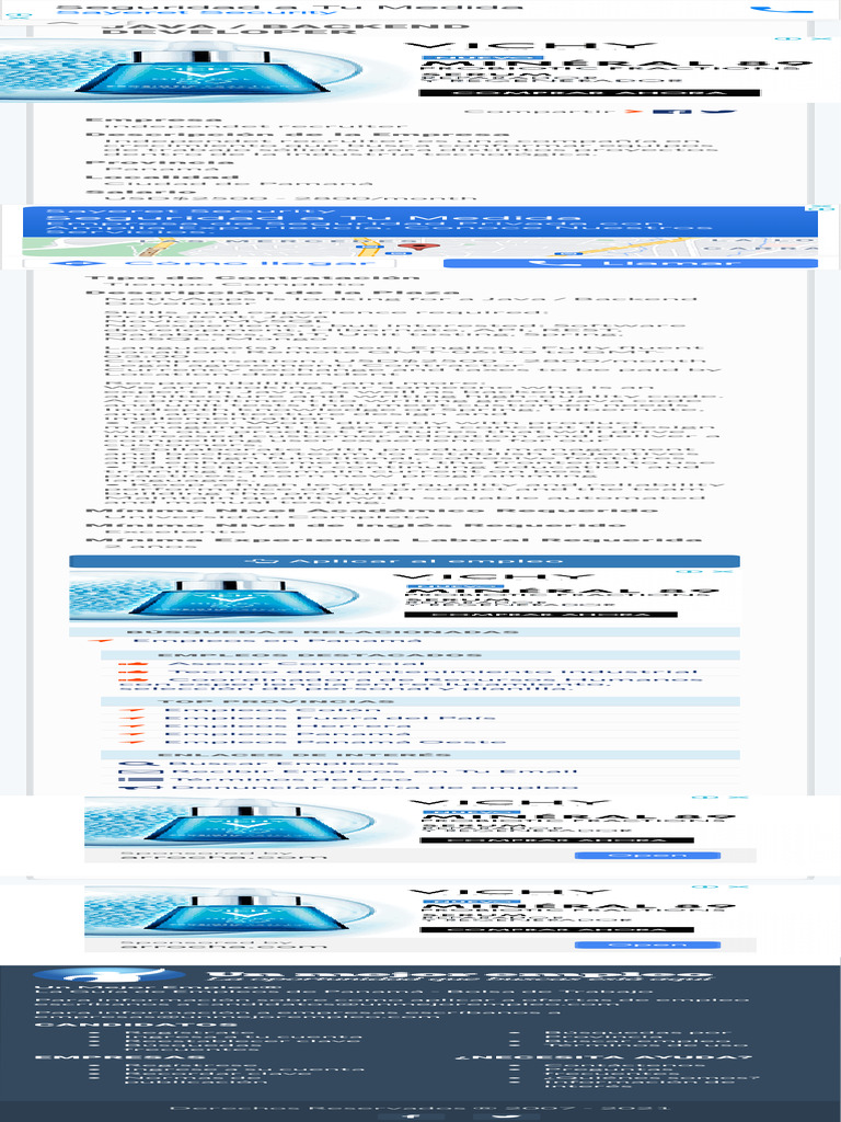Java Backend Developer - Trabajo - Un Mejor Empleo | PDF | Organización ...