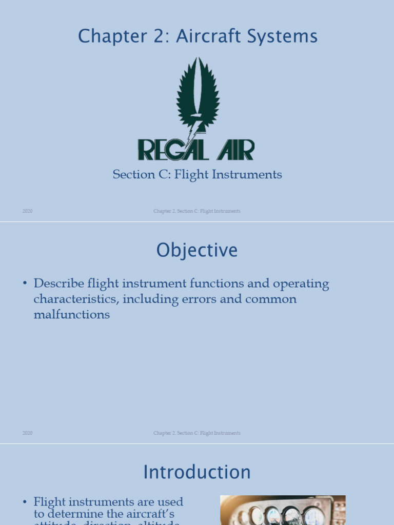 PPL GL02c - Flight Instruments | PDF | Airspeed | Altitude