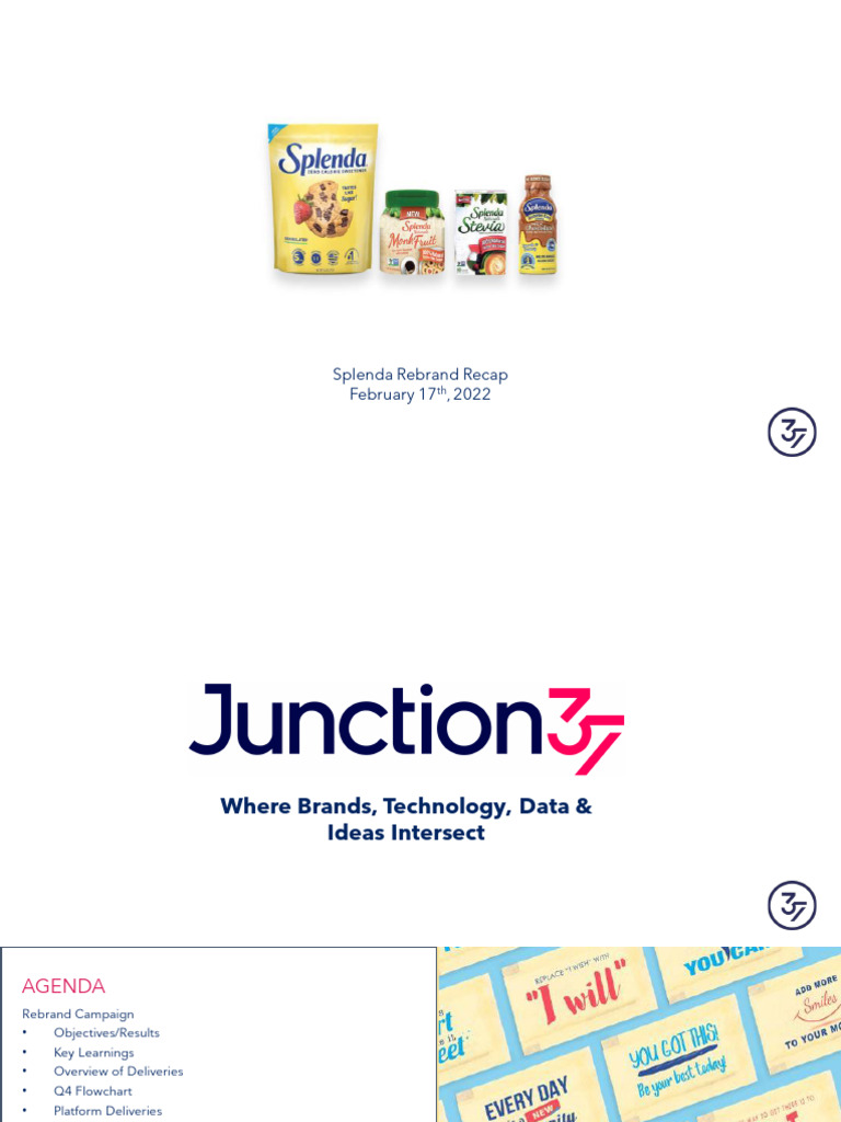 001 - J37 2021 Splenda Rebrand Campaign - Q4 Recap Deck 2.2.22 | PDF ...