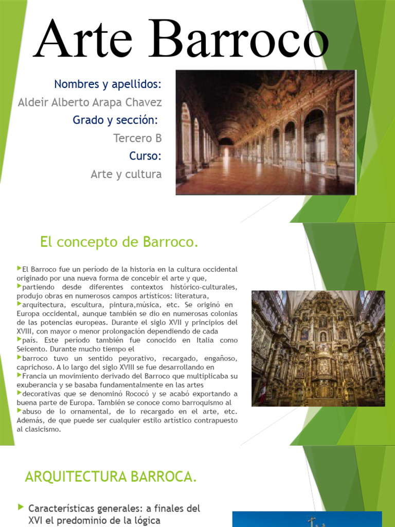 Arte Barroco | PDF | Barroco | Renacimiento