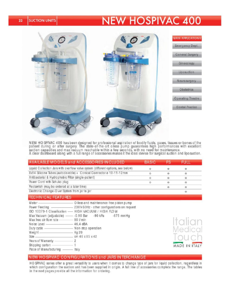 Suction 400 | PDF
