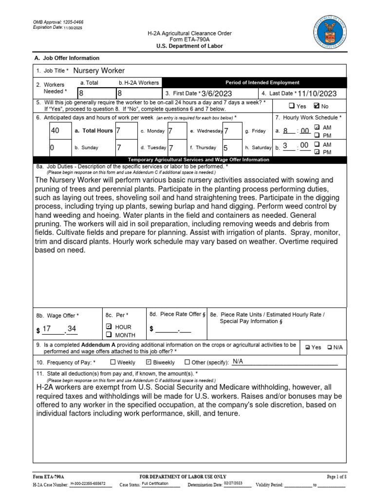 Job Order | PDF | Employment | Piece Work