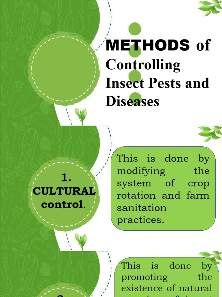 Methods of Controlling Insects, Pests & Diseases | PDF | Wellness ...