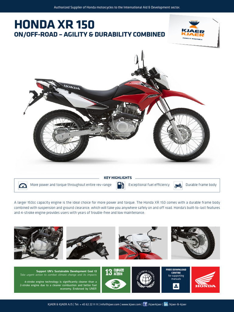 Honda XR 150 Combined | PDF | Engines | Land Vehicles