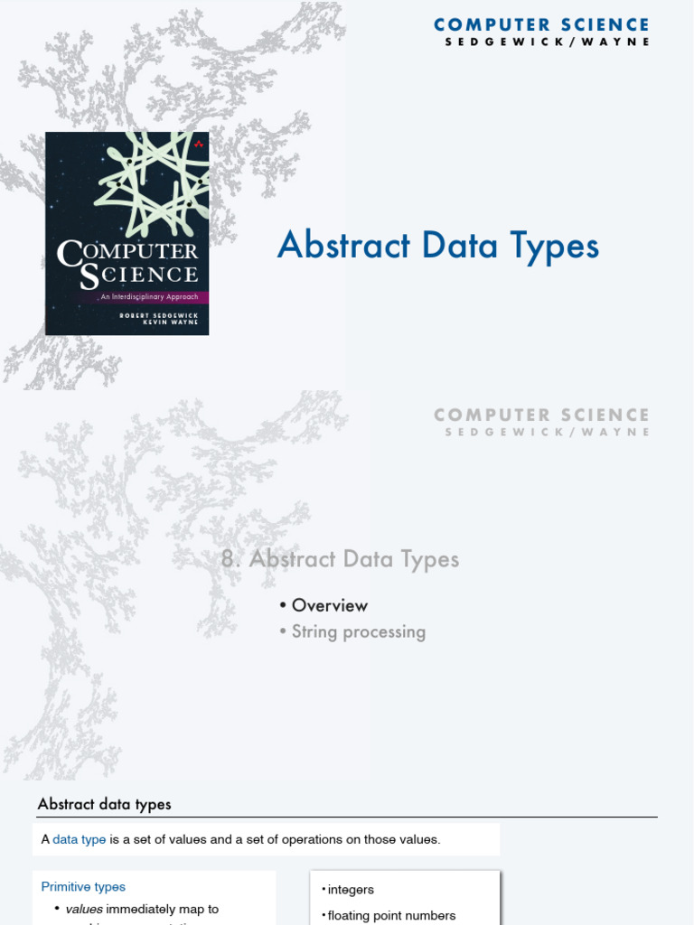 3.1 Abstract Data Types | PDF | Data Type | String (Computer Science) 3.1 Abstract Data Types | PDF | Data Type | String (Computer Science)