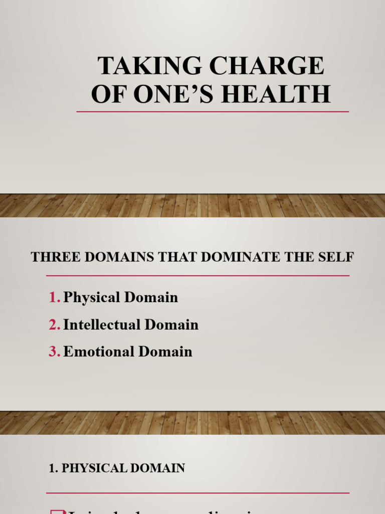 Taking Charge of One's Health | PDF | Stress (Biology) | Self Esteem