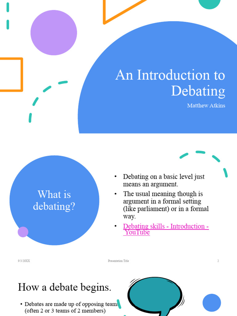 An Introduction To Debating | PDF