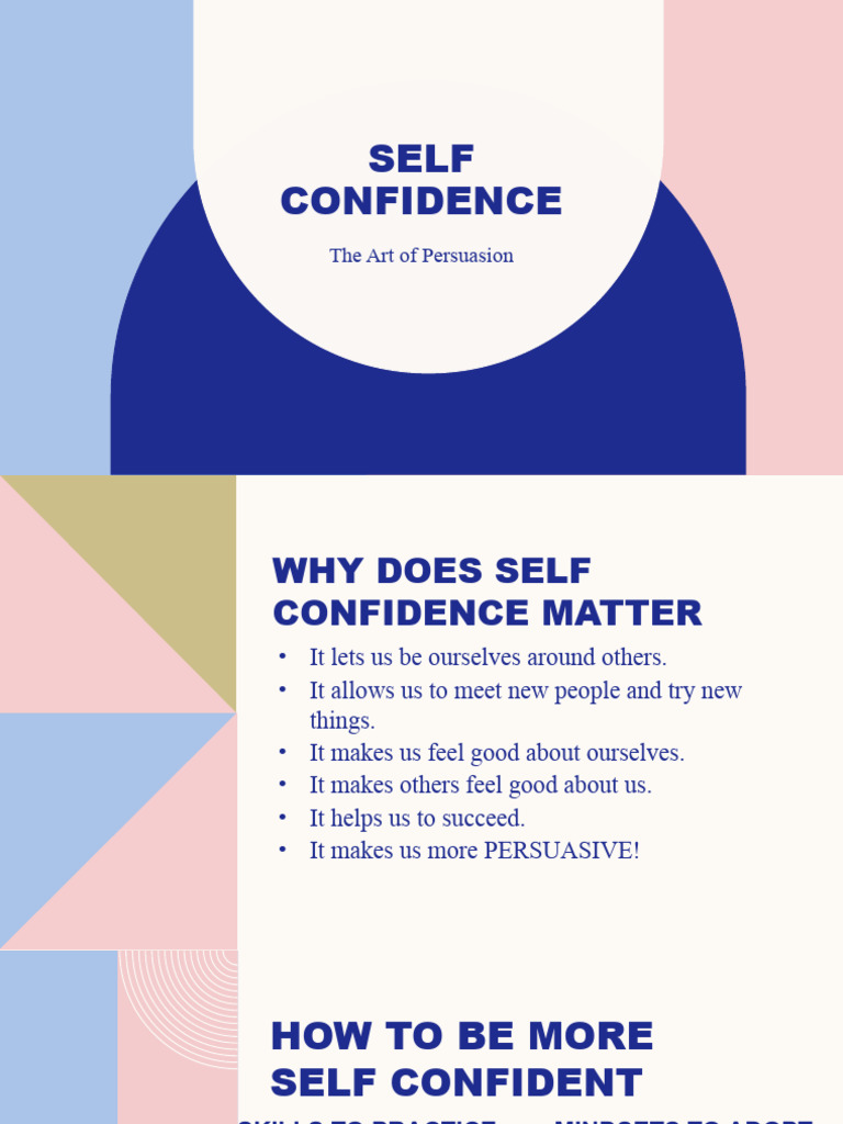 Self Confidence | PDF | Cognition | Psychology